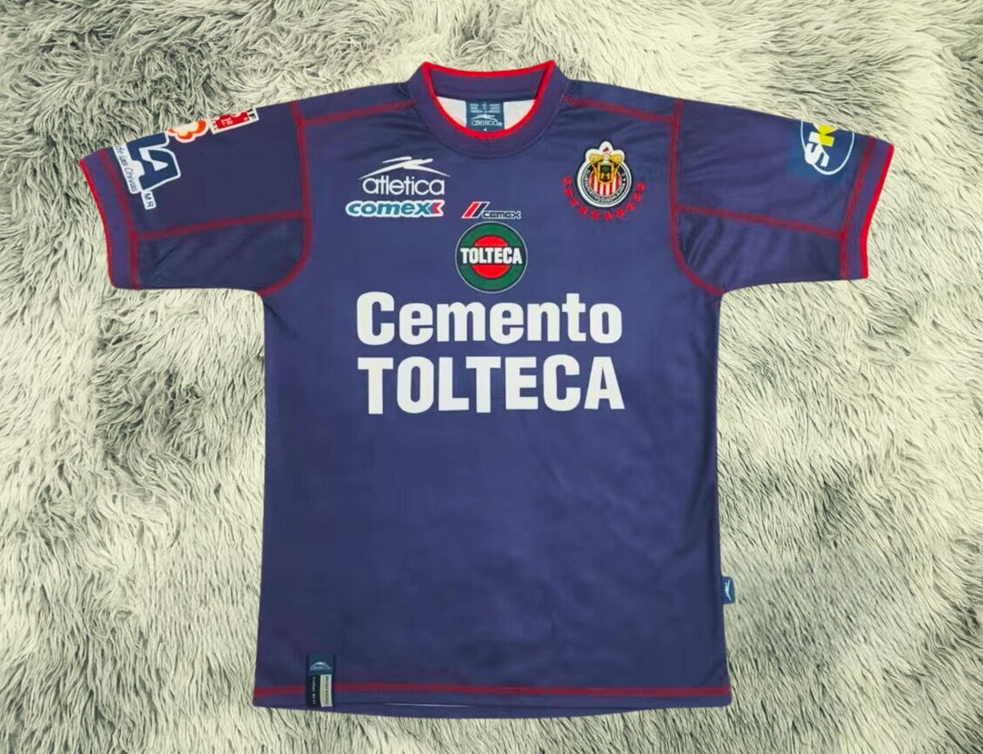 Chivas Guadalajara Retro Jersey: 2002-2003 Away Shirt - XL - Etsy