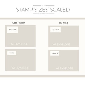 Custom Home | Return Address Stamp | Wood or Self-inking - Etsy