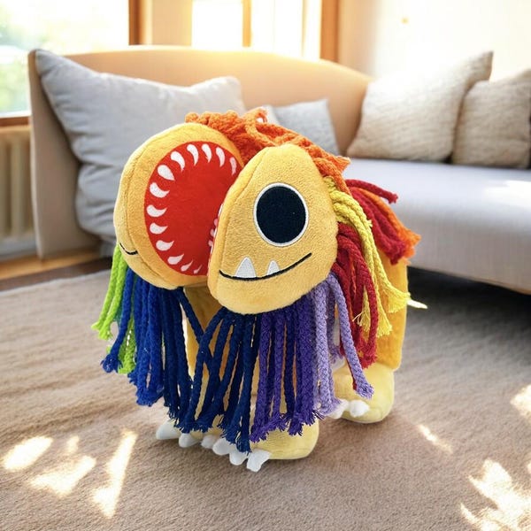 Pianosaurus Plushie - Etsy