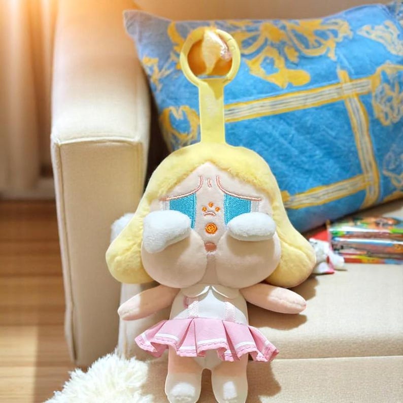 Original Popmart Crybaby Sad Club Plush Toy Key Chain Doll Kawaii ...