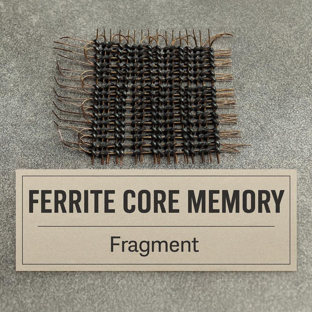 Hand-woven Computer Memory — 1950s Core Memory Fragment - Etsy