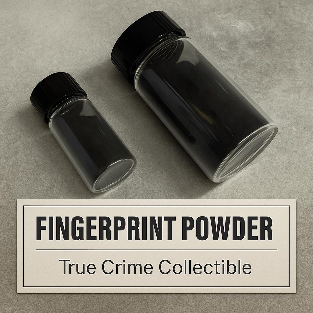 Vintage Fingerprint Powder — Classic Forensic Science Material - Etsy