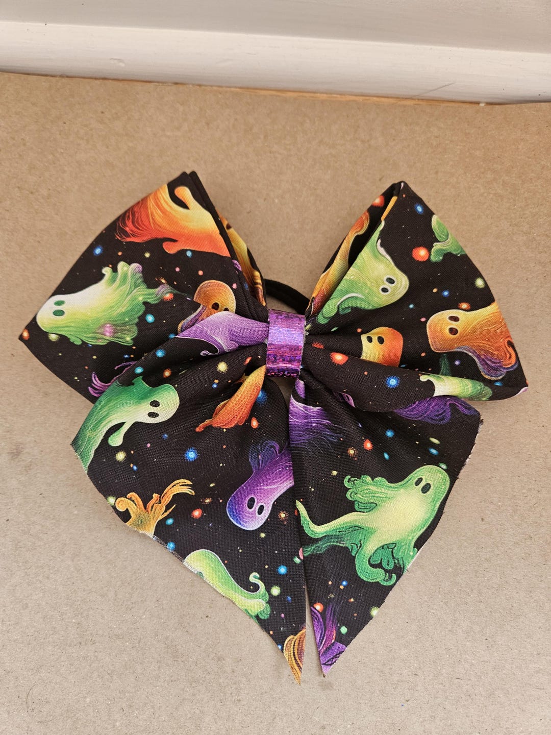 Halloween Ghost Cheer Bow - Etsy
