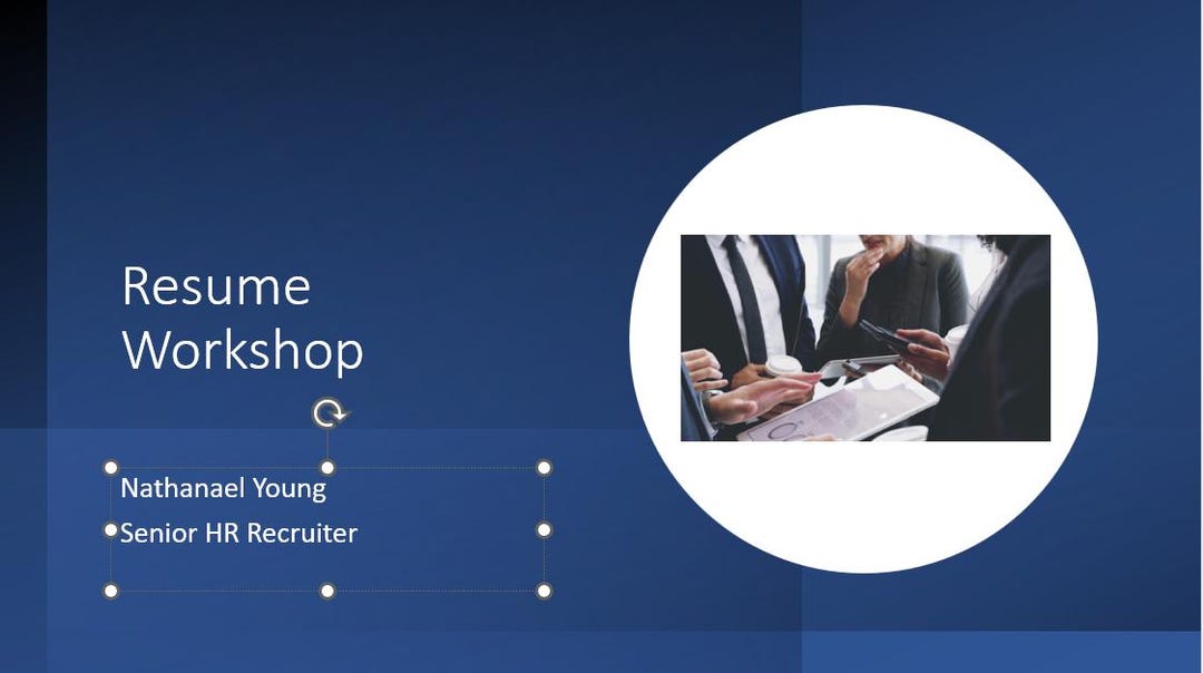 Resume Workshop Powerpoint With Notes - Etsy