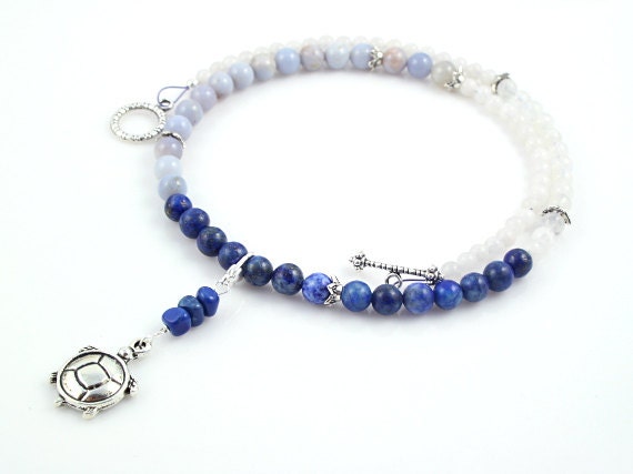 Pregnancy Tracking Necklace Pick Your Charm Milky Way Lapis Lazuli ...