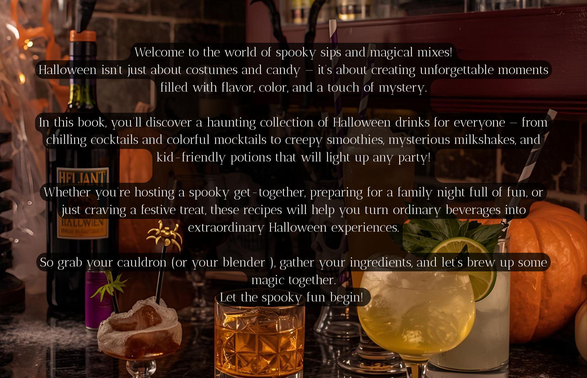 25 Halloween Drinks Recipe Book: Spooky Cocktails , Shakes & Mocktails ...
