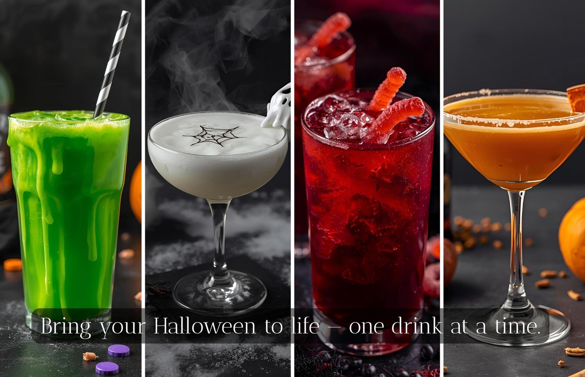 25 Halloween Drinks Recipe Book: Spooky Cocktails , Shakes & Mocktails ...