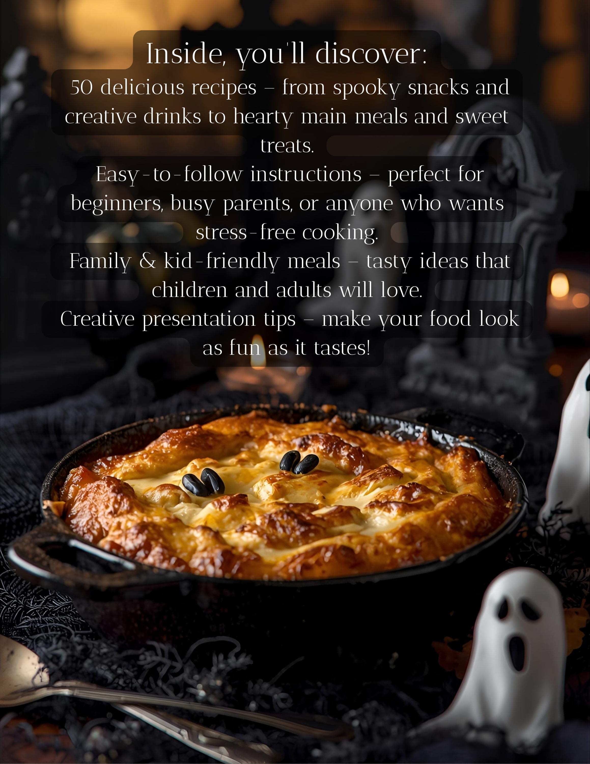 50 Spooky & Easy Halloween Recipes Cookbook: Easy Family Food Ideas ...