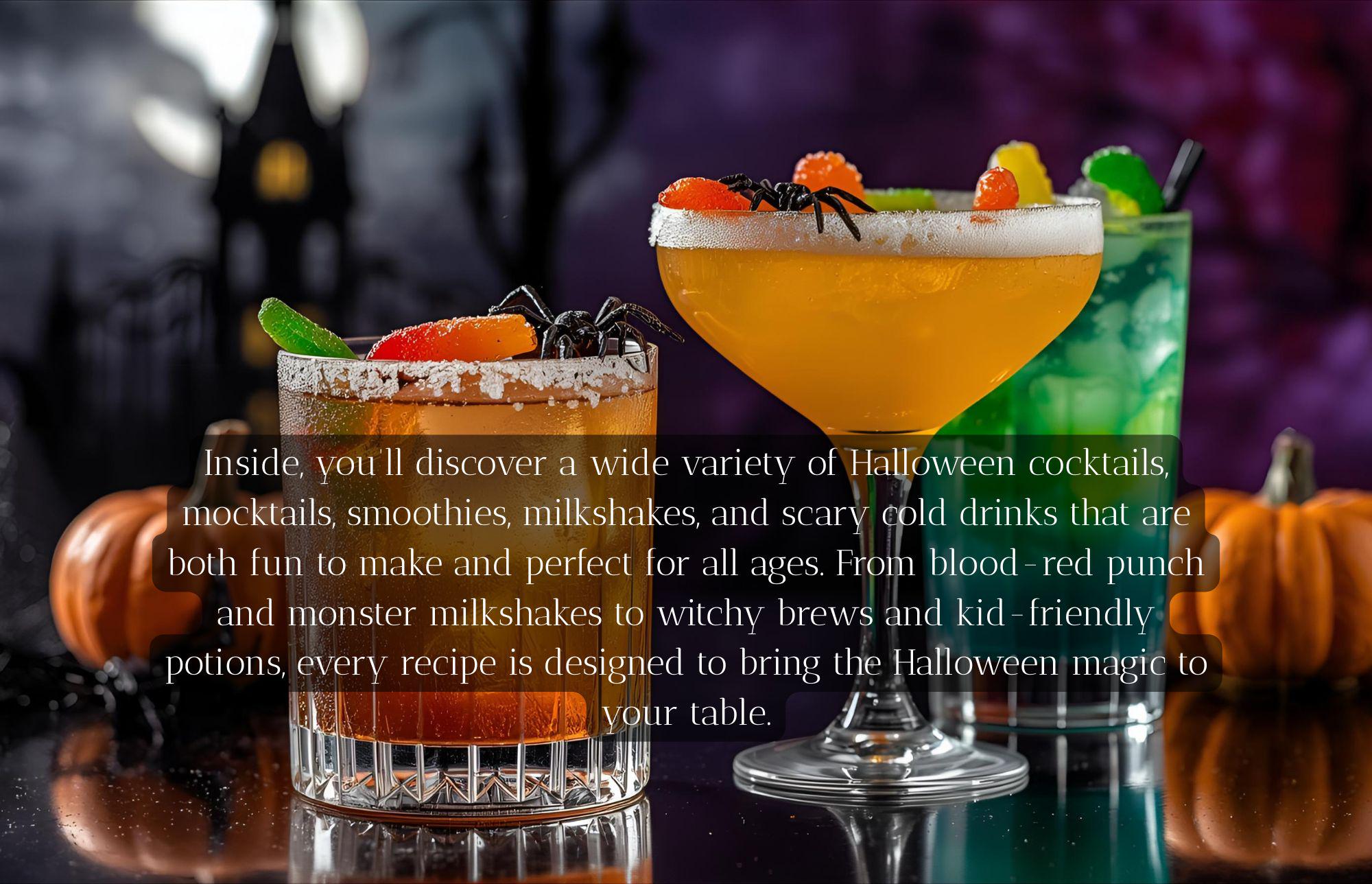 25 Halloween Drinks Recipe Book: Spooky Cocktails , Shakes & Mocktails ...