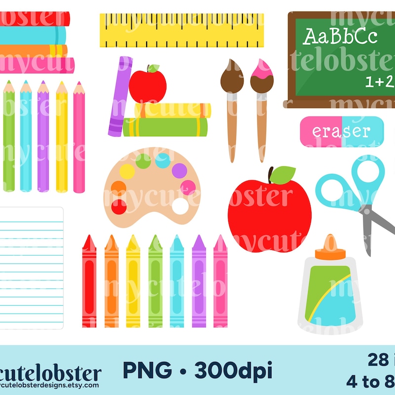 School Clipart - Etsy