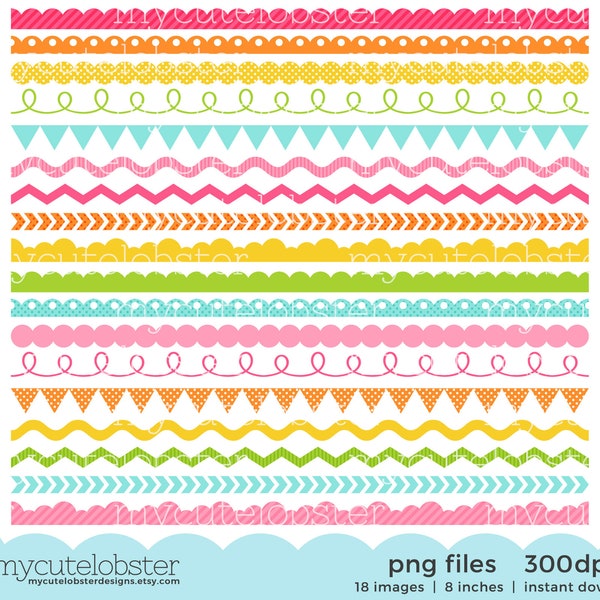 Border Clip Art - Etsy