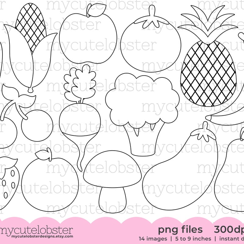 Vegetable Stamp - Etsy