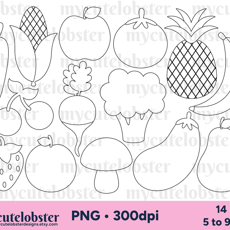 Vegetable Stamp - Etsy