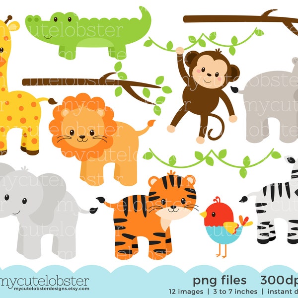 Zoo Clipart - Etsy