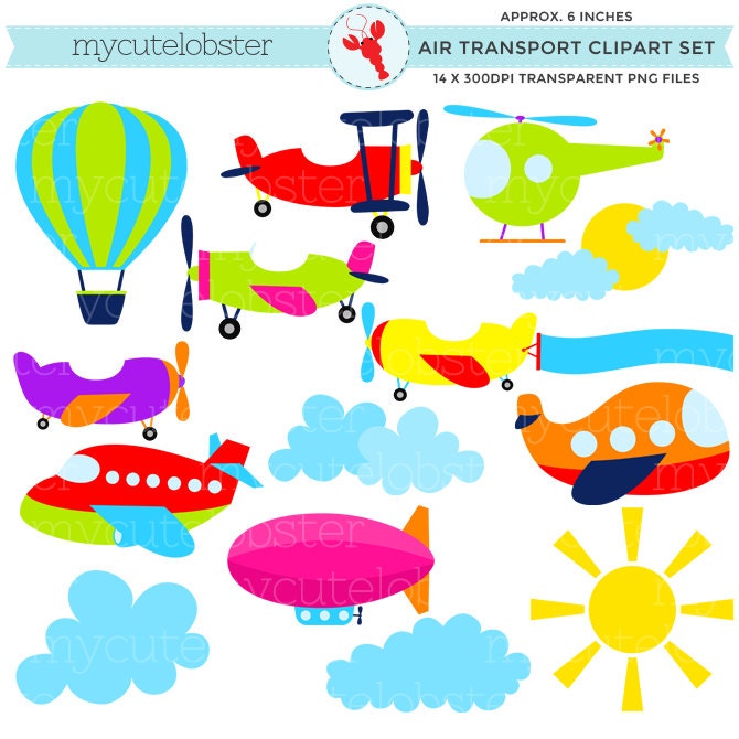 Air Transportation Clip Art