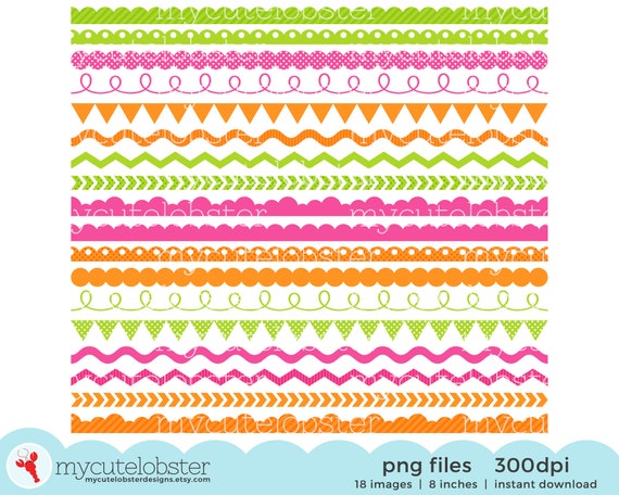 Squiggle Border Clipart