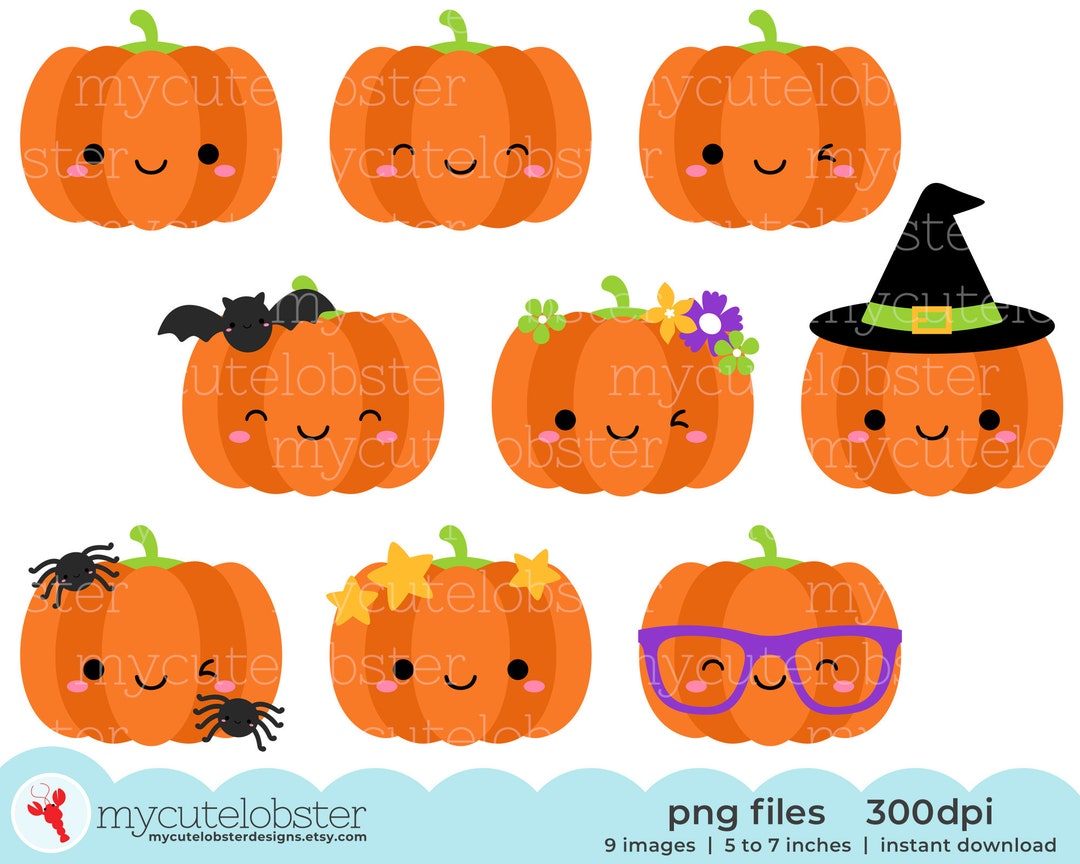 Cute Halloween Pumpkins Clipart Pumpkin Clip Art Halloween Clip Art Fun ...