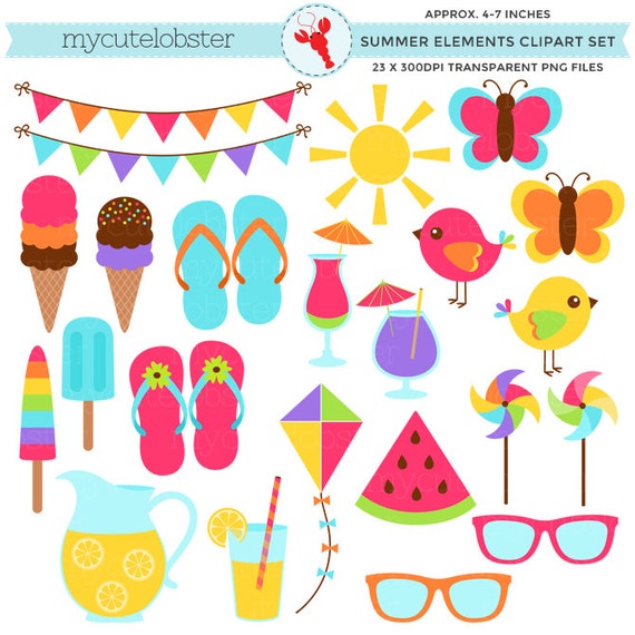 Paper, Party & Kids Sweet Summertime Digital instant download PNG ...