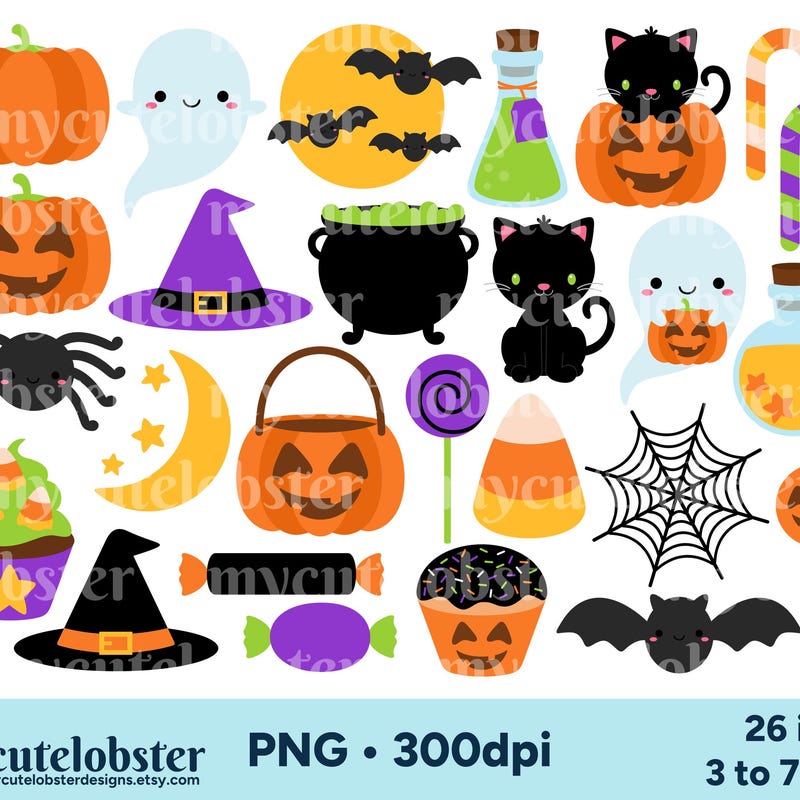 Halloween/fall Clip Art - Etsy