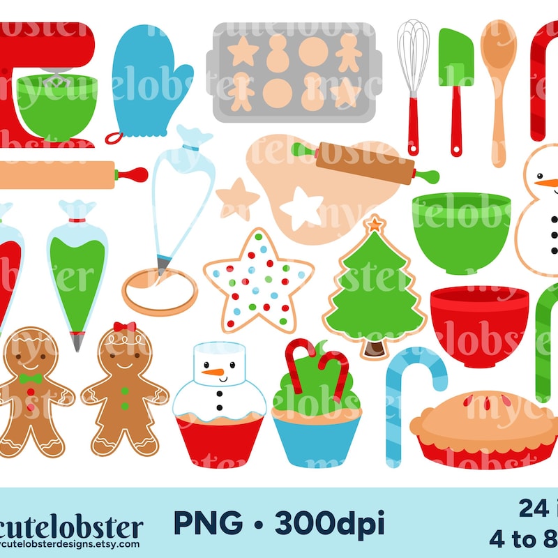 Christmas Clipart - Etsy