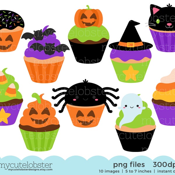 Cupcake Clipart - Etsy