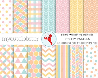 Teal & Gray Chevron Digital Paper Chevron Scrapbooking Paper - Etsy