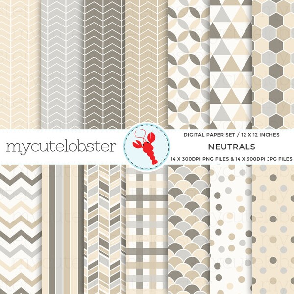 Digital Paper Set - Etsy