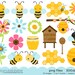 Spring Birds Clipart Set Clip Art Set of Birds, Branches, Birdhouses ...