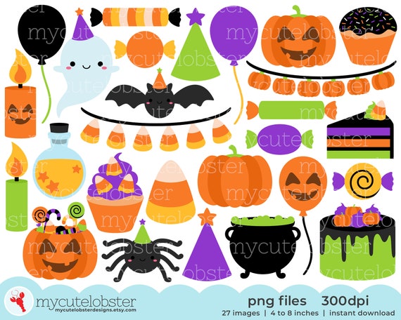 Halloween Party Sign Clip Art