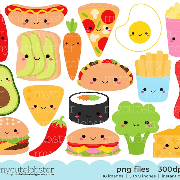 Food Clip Art - Etsy