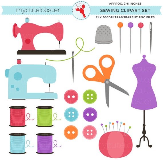 Sewing Supplies Clipart