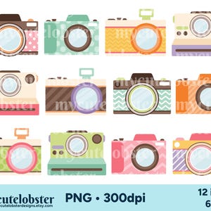 Cameras Clipart, Photography Clipart, Cameras PNG, Digital Camera ...