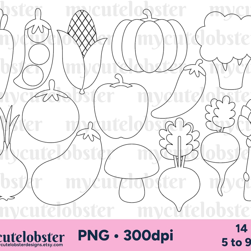 Vegetable Stamp - Etsy