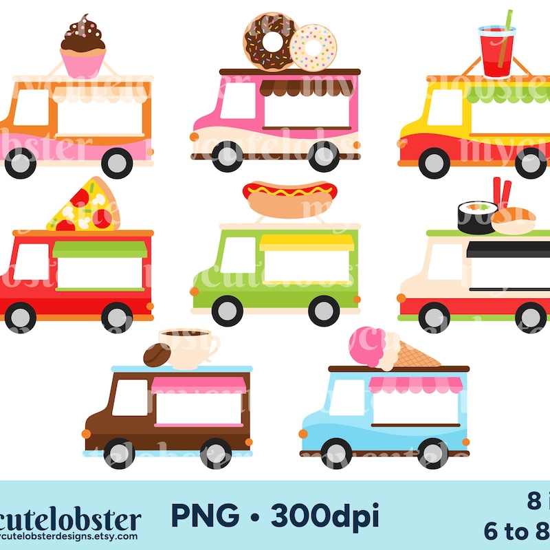 Trucks Clip Art - Etsy