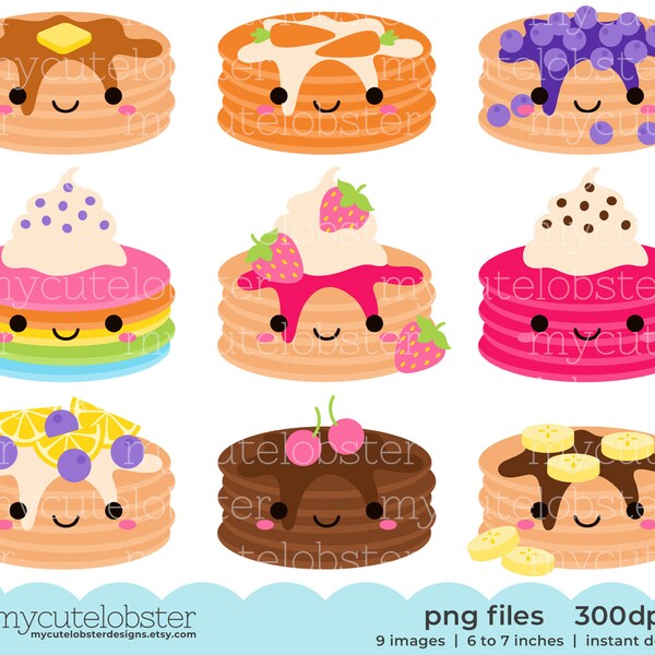 Cute Pancake Logo - Etsy