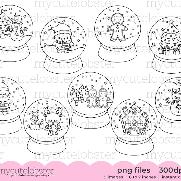 Snow Globe Christmas - Etsy