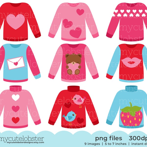 Valentine Clip Art - Etsy