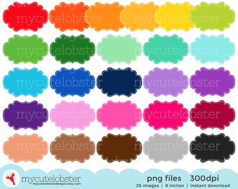 Frames Clip Art Set | Etsy