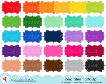 Labels Clip Art | Etsy