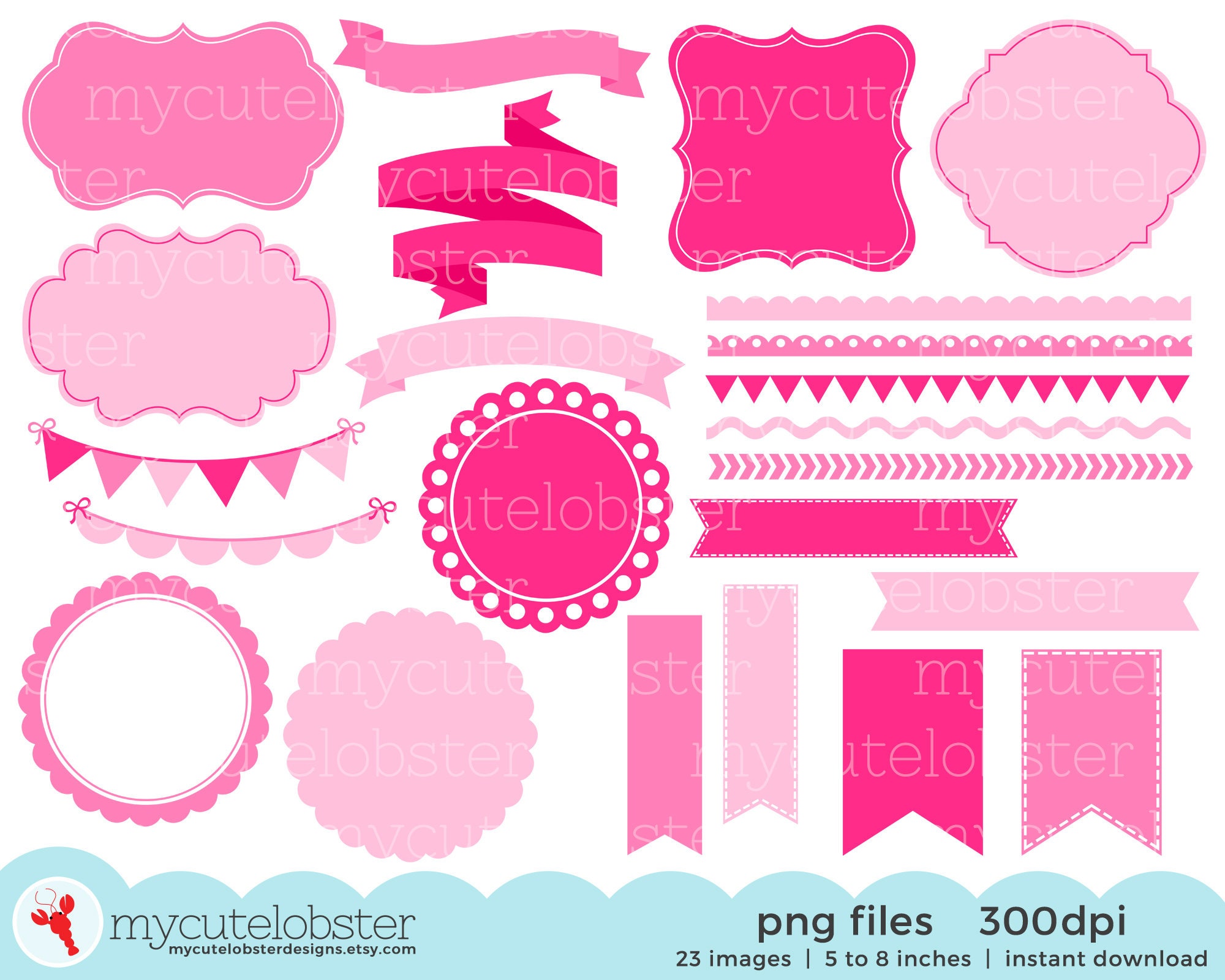 Pink Borders And Frames