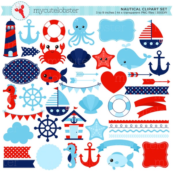 Nautical Clip Art - Etsy