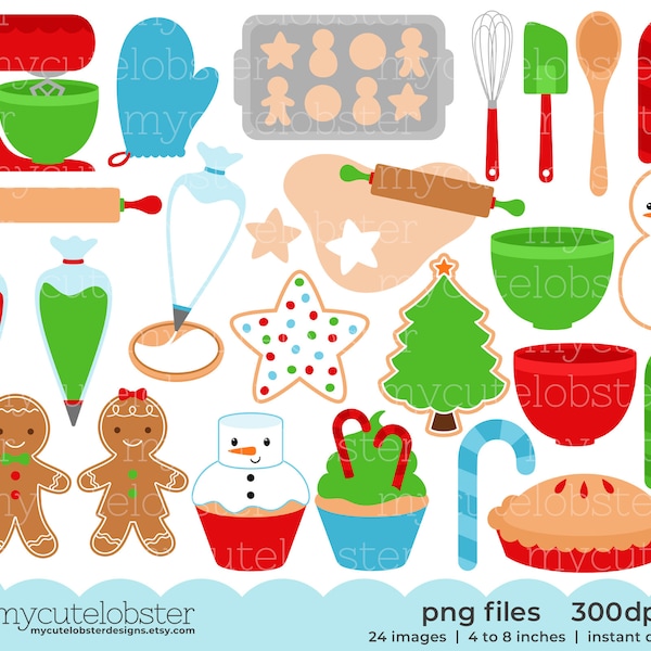 Baking Clip Art - Etsy