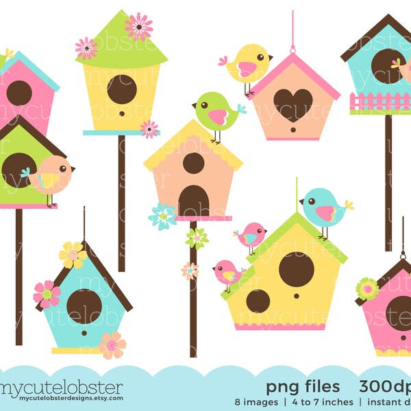 Birdhouse Image Png - Etsy
