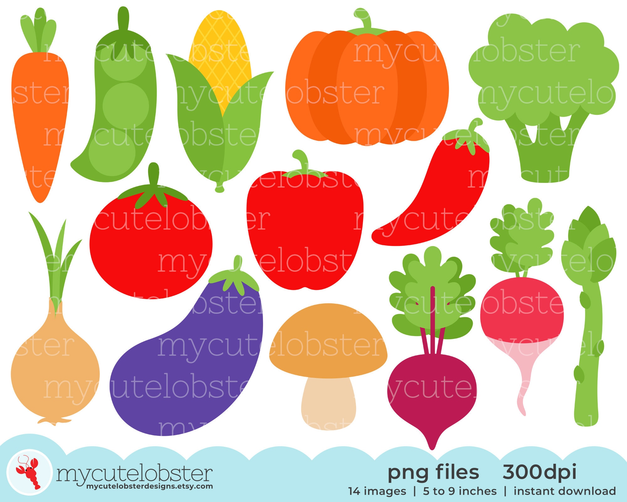 Fruits And Vegetables Clipart Png Images