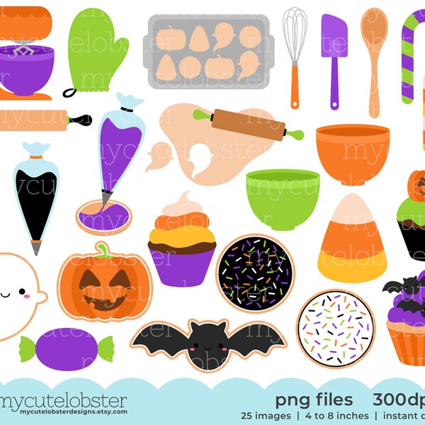 Baking Clipart - Etsy