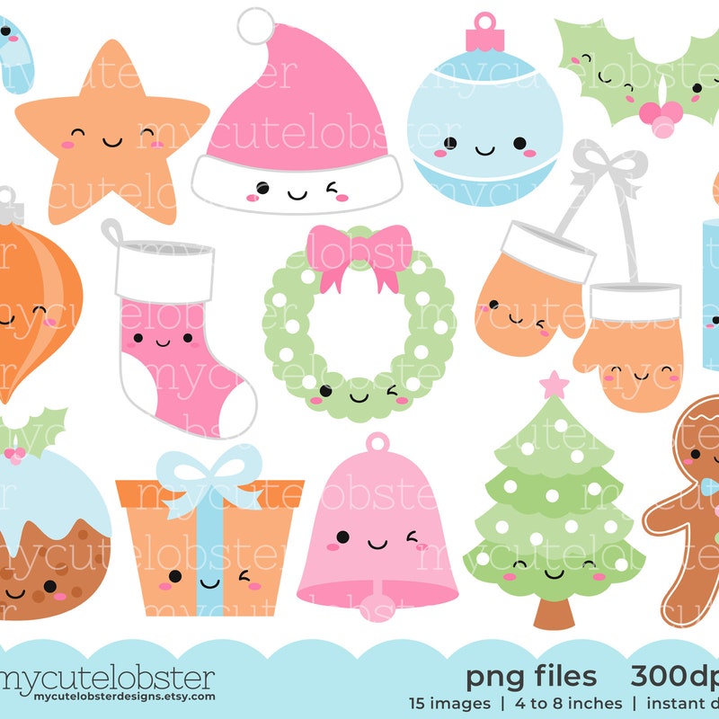 Christmas Clip Art - Etsy