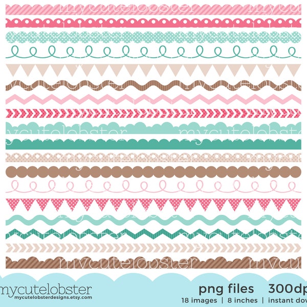 Chevron Border - Etsy