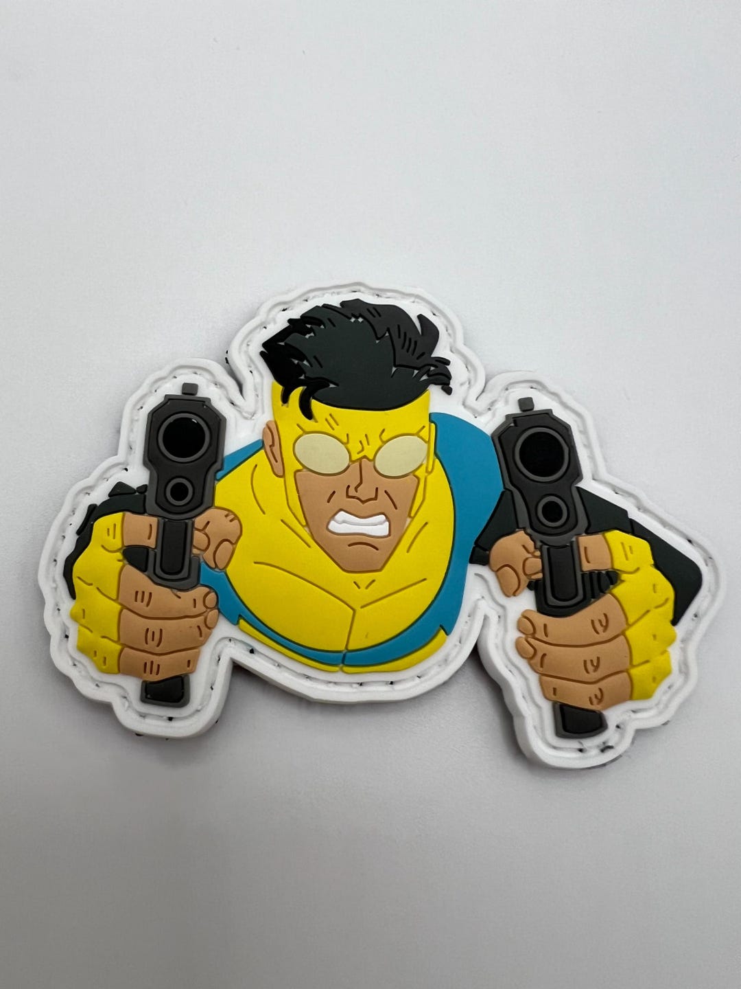 Invincible PVC Patch – 3D Rubber PVC Logo Patch With Velcro Backing ...