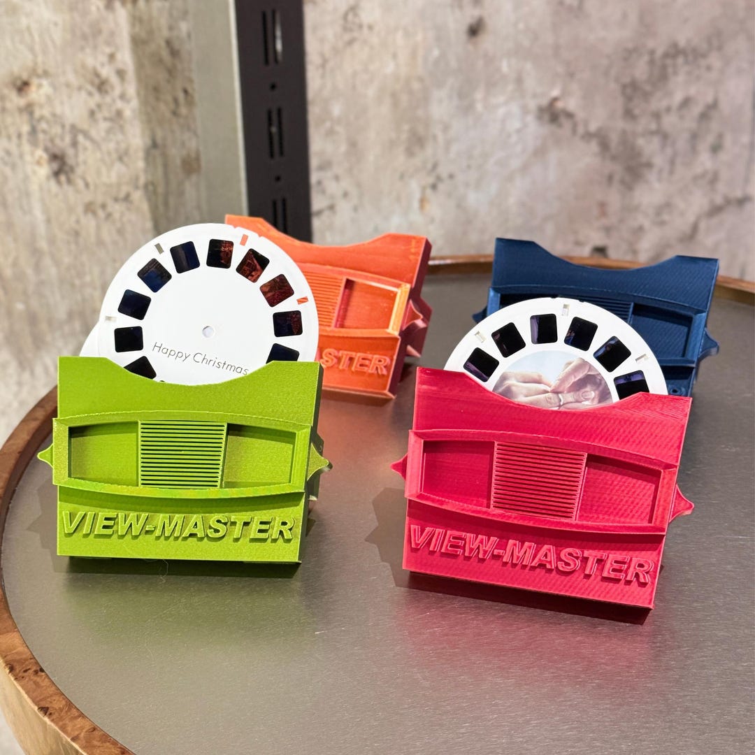 View-master Reel Storage Box – 3D Printed Organizer for 10 Reels ...