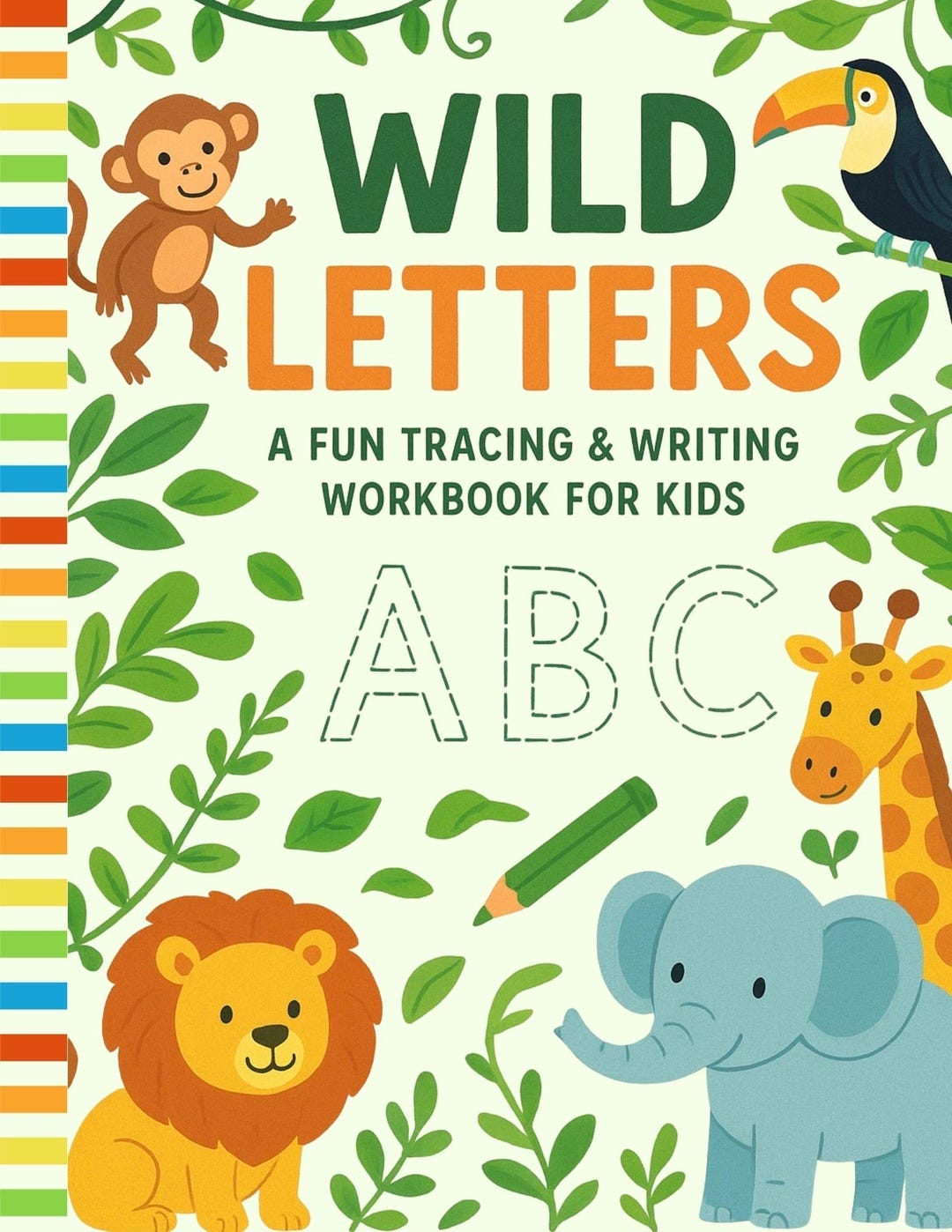 Wild Letters – Alphabet Tracing Workbook for Kids | Preschool ...